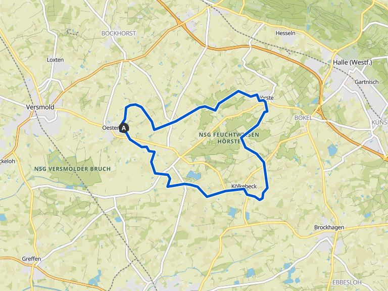 Volksradfahrtag Oesterweg 2023-25km | Fahrradtour | Komoot